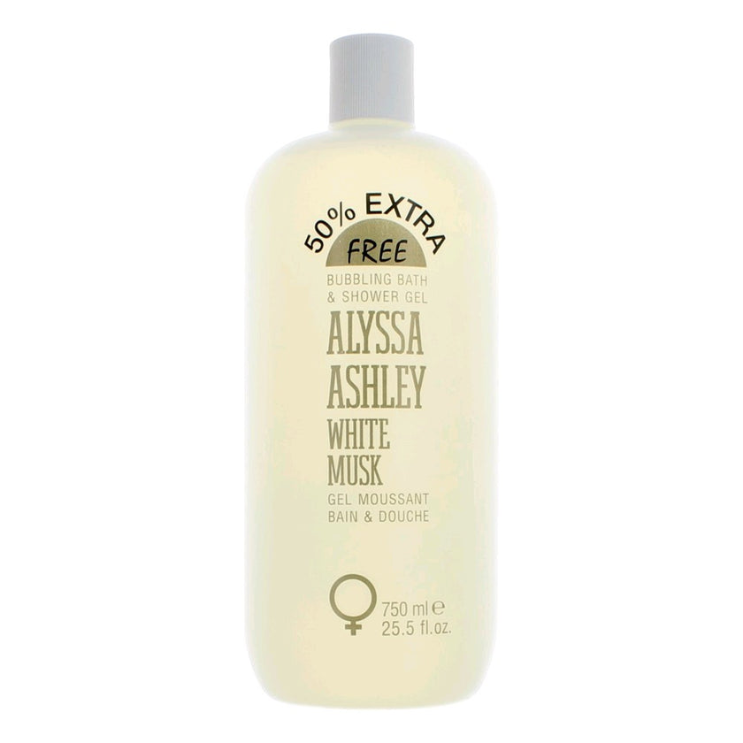 White Musk by Alyssa Ashley, 25.5 oz Bubbling Bath & Shower Gel ...